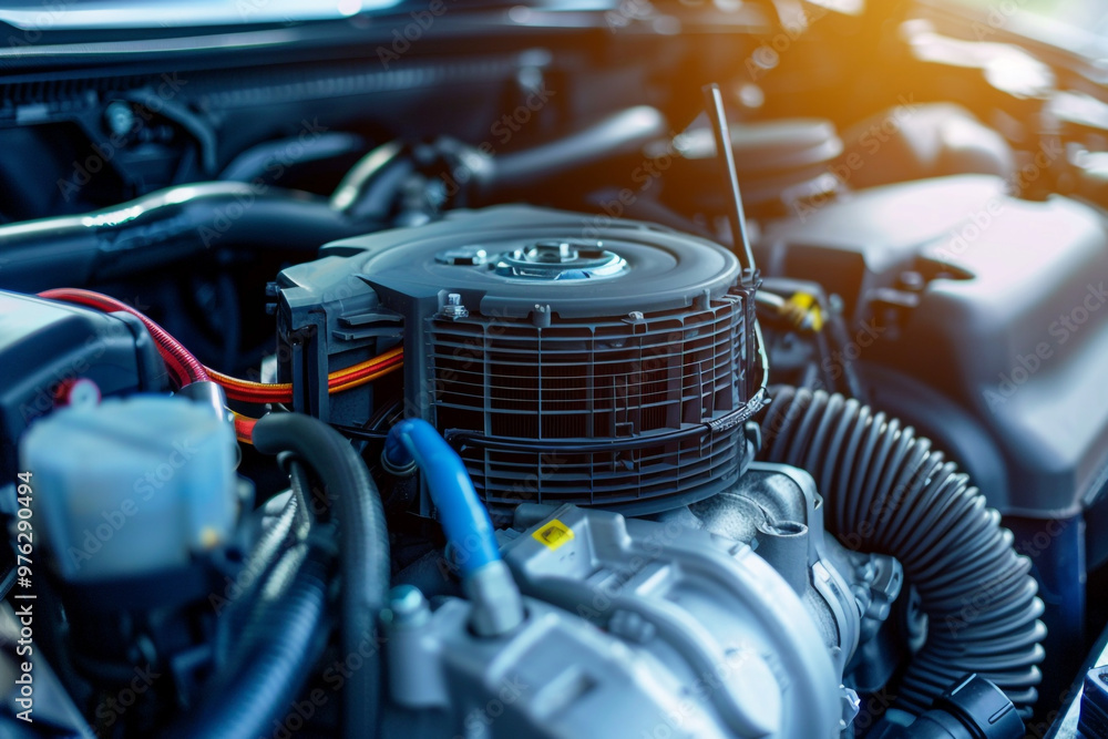 Automotive engineering marvel The air conditioner condenser unit, key ...