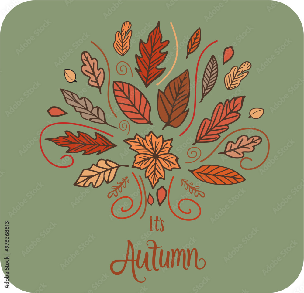 autumn design, fall design, leaves, tree, falling leaves, fresh autumn ...