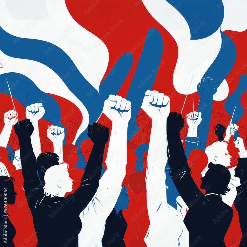 Political Polarization in America US Divided Nation Bipartisan Struggle ...