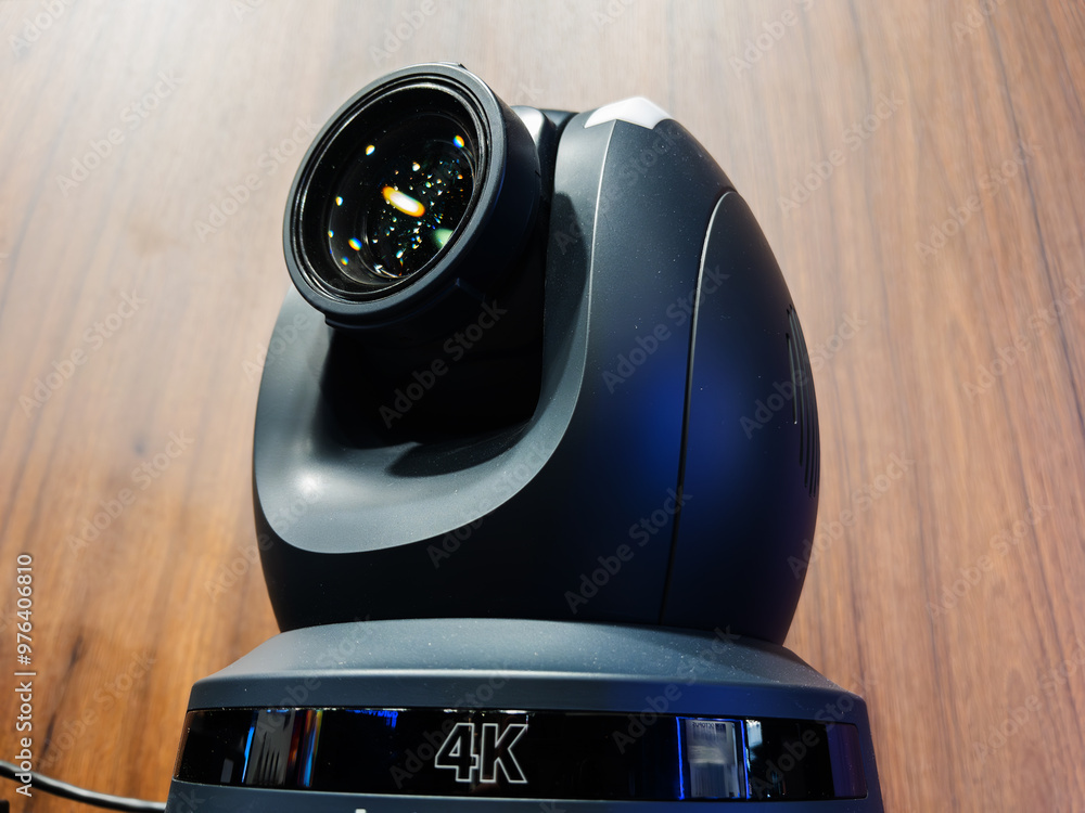 4K PTZ Camera with Advanced Optical Zoom Features Stock Photo | Adobe Stock