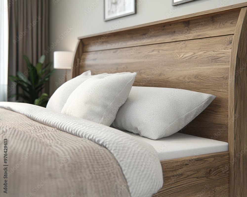Solid Oak Bed Frame with Rich, Textured Grain, Crafted from ...