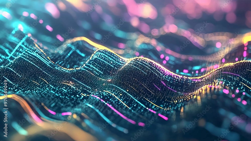 Big Data Concept Digital Neural Networks Introduction Of Artificial Intelligence Cyberspace