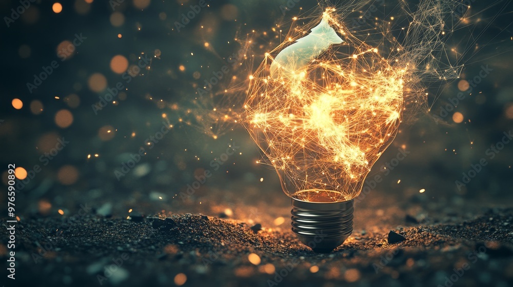 Unlocking Creativity: Abstract Mind Map of Interconnected Ideas Leading ...