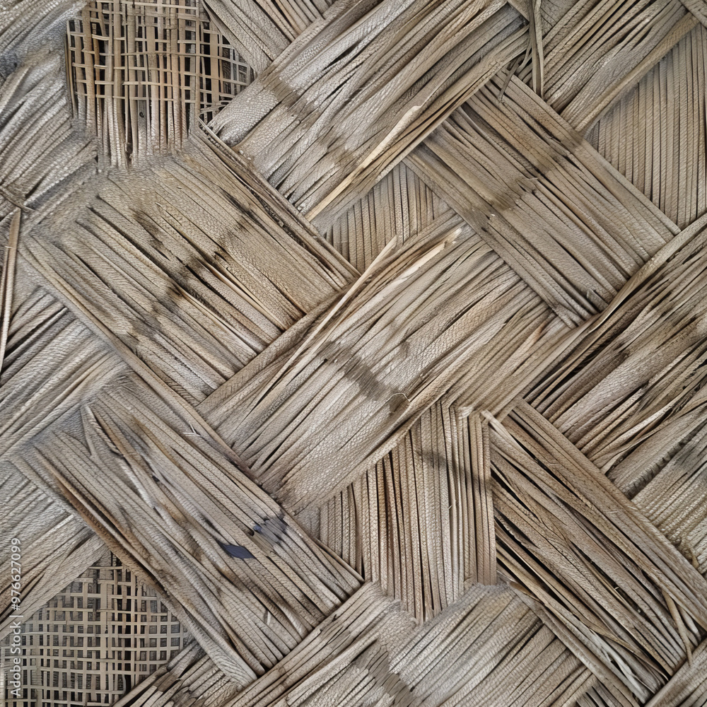 Natural abaca fiber upholstery showcases intricate weaving patterns ...
