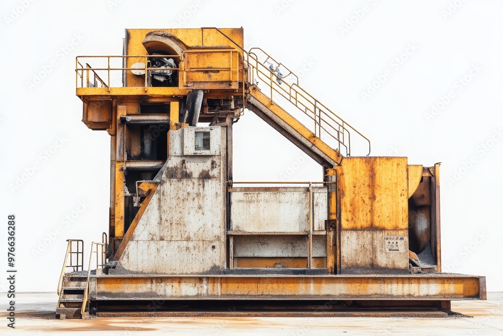 Industrial shot blasting machine used for surface preparation and ...