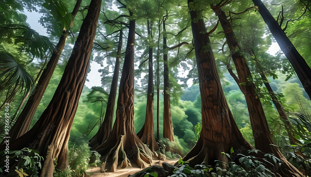 Experience the magnificent scenery of the primitive forest in ...