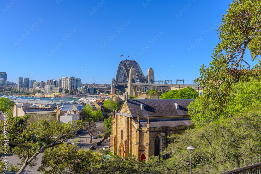 Monday 16 September 2024 Sydney Harbour viewed from Observatory Park ...