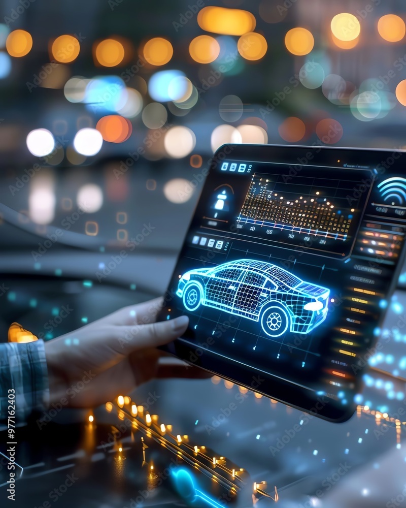 car rental interface integrated with flight bookings, symbolizing ...