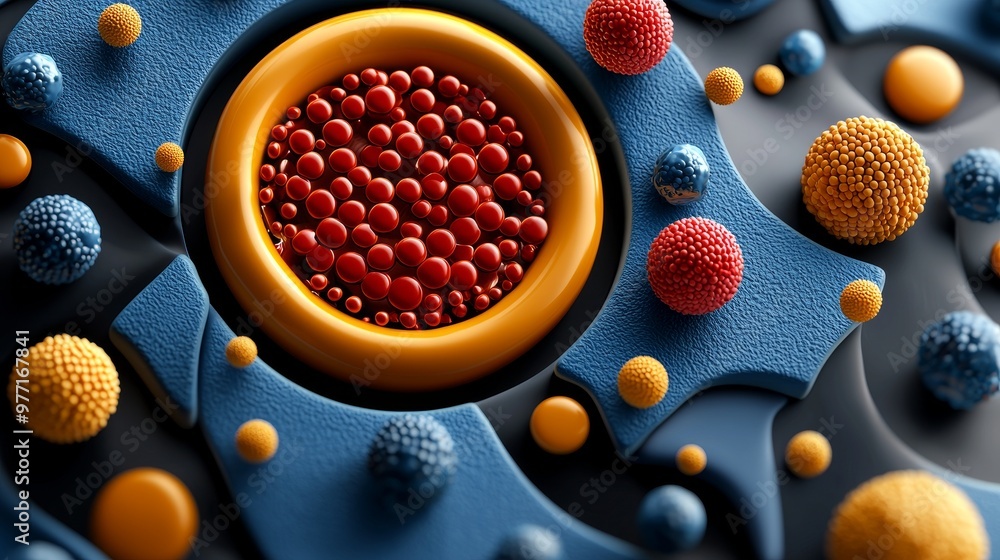 Diagram illustrating the phases of the cell cycle, high-quality ...