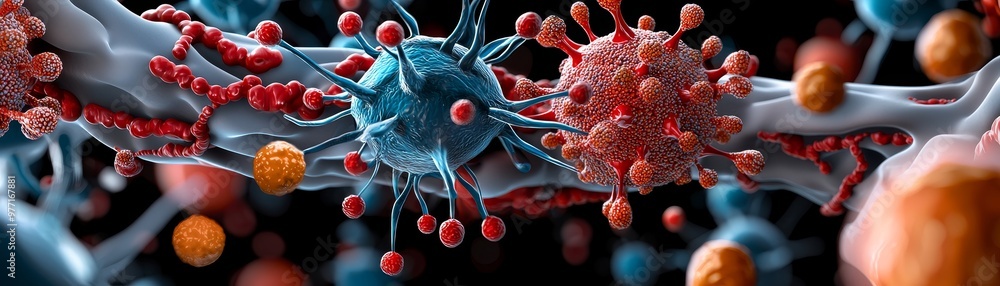 Diagram illustrating the process of cellular signaling, high-quality ...
