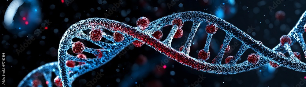 Diagram illustrating the process of DNA replication, high-quality ...