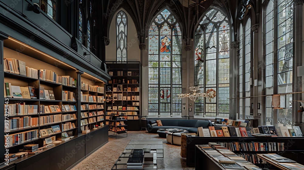 Repurposed church turned into modern bookstore: A historic church is ...