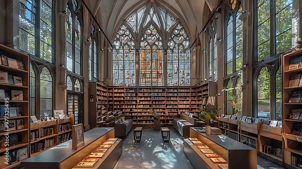 Repurposed church turned into modern bookstore: A historic church is ...