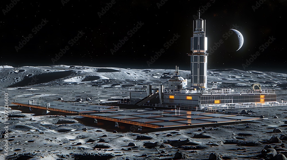 Modular moon base, expandable lunar architecture: A cutting-edge moon ...