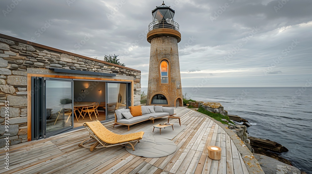 Lighthouse converted into unique seaside home: A towering lighthouse ...