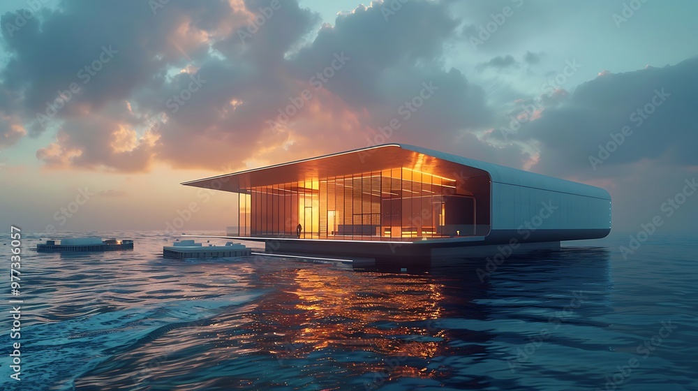 Floating ocean cleanup facility, environmental architecture: A large ...