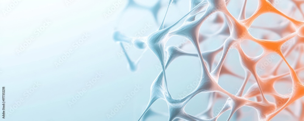 Intricate model of a cell s cytoskeleton, actin filaments and ...