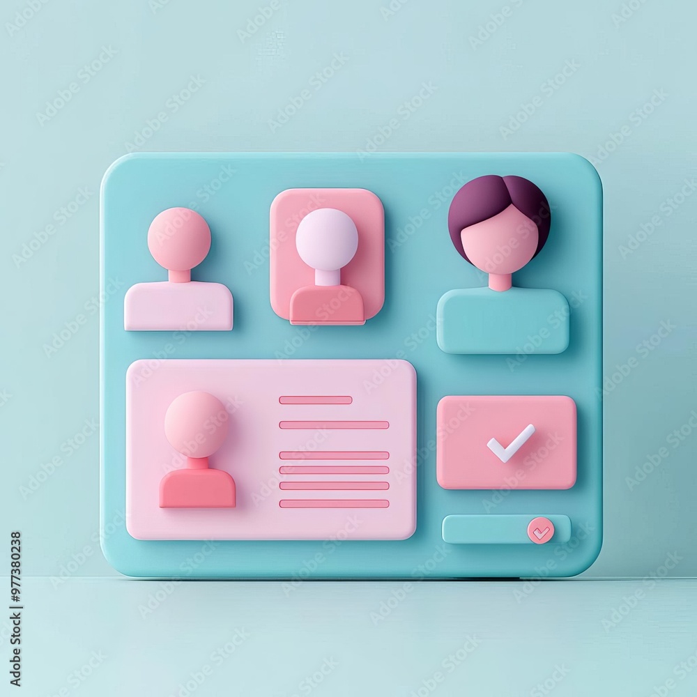 Virtual classroom software UI, interactive design with dynamic elements ...