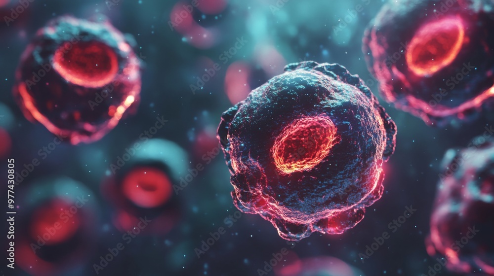 Cancer cells vis nanoparticles delivering drugs to targeted cancer ...