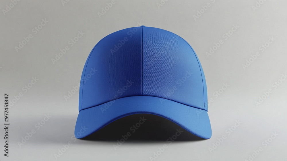 blank blue cap mockup for design presentation mockup or print ...