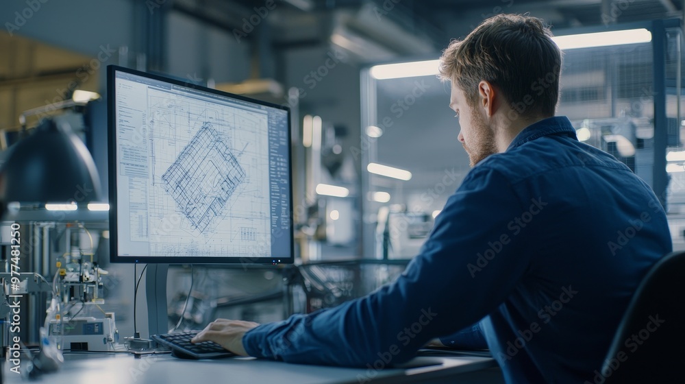 In the background is an engineering facility specialising in industrial ...