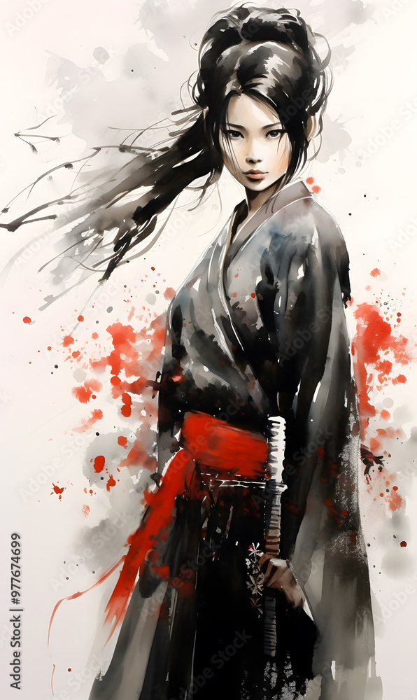 A Japanese kunoichi with a hidden blade is about to go on a secret ...
