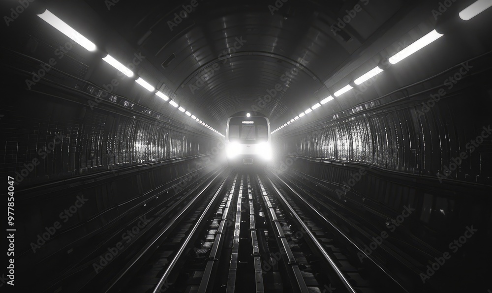 black and white photography in the london tube network and high ...
