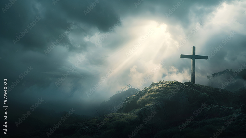 holy cross representing Jesus Christ's crucifixion and resurrection ...