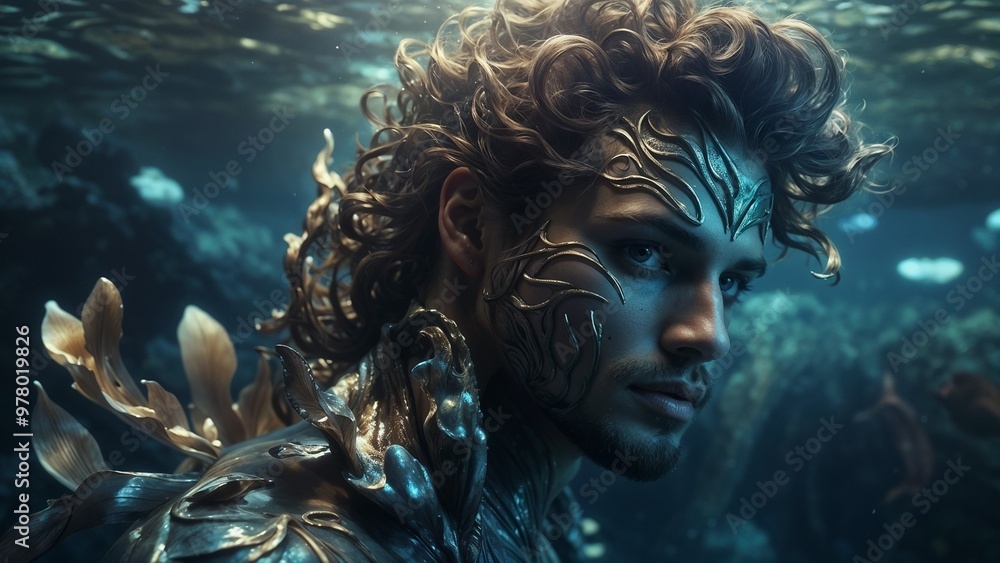 Foto de merman in the sea - poseidon - neptune - fish man.heartthrob ...