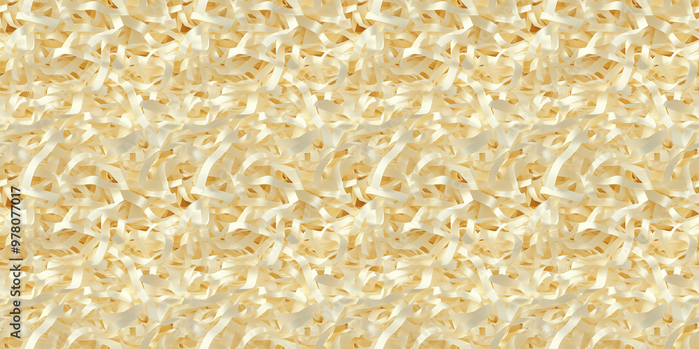 shredded paper filler in buttermilk color with thin, delicate strips ...