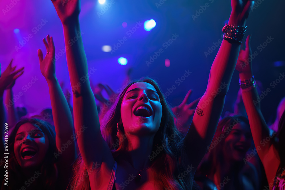 teenagers fans clubs are excited to see their favorite band on stage ...