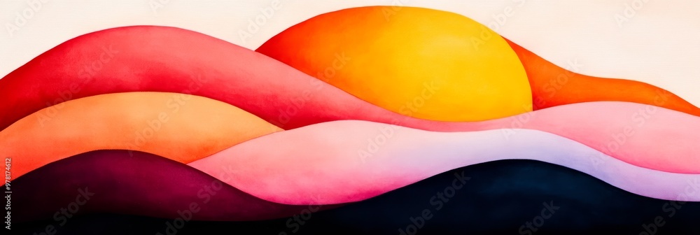 Abstract illustration of transformation featuring gradual shifts in ...