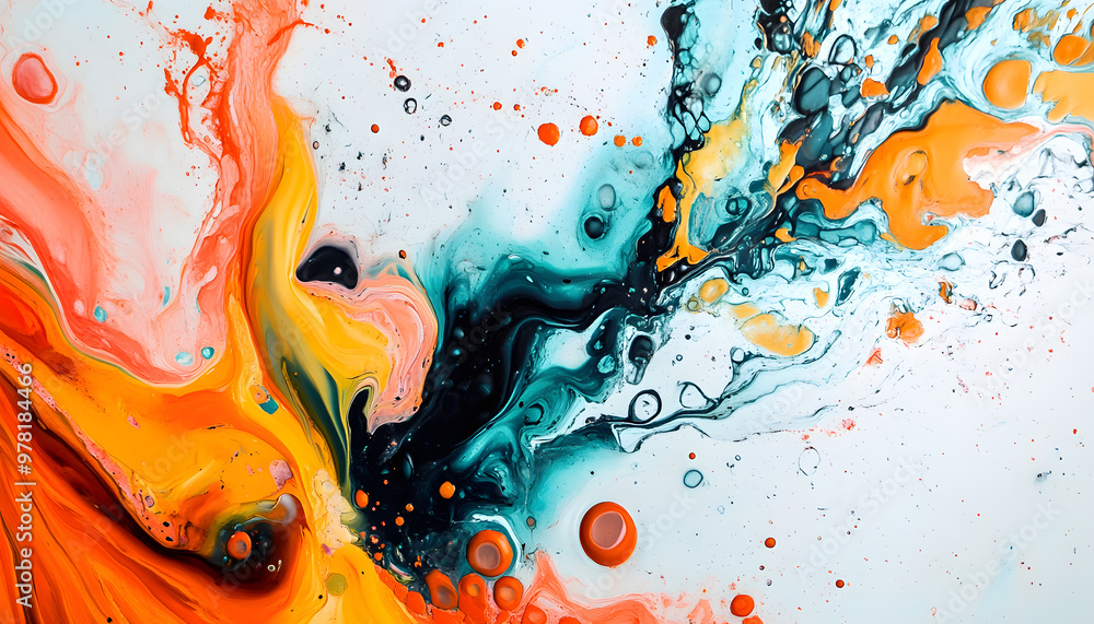 Abstract Art: A splash of bold and pastel colors in abstract forms ...