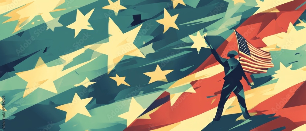 Design a respectful and evocative background for Patriot Day USA ...