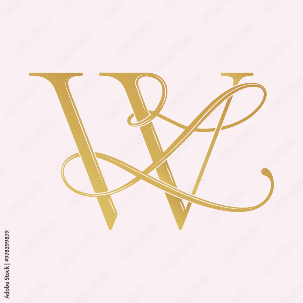 LW,WL, logo LW, Letter LW, monogram LW, vector, logo, Wedding Monogram ...