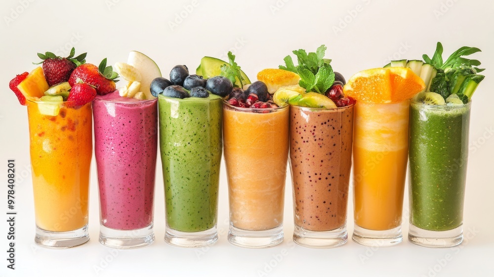 109. Artistic arrangement of different flavored fruit and vegetable ...