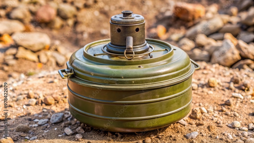 Neutralized anti-tank mine TM-62 close-up, neutralized, anti-tank, mine ...