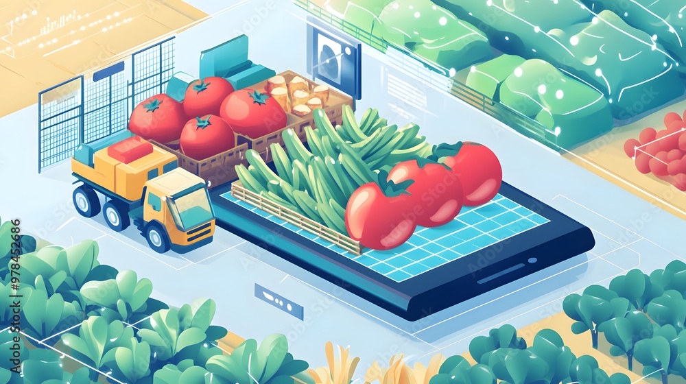 Farm-to-table technology tracking food from farm to grocery store via ...