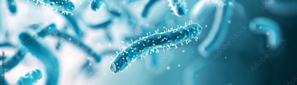 Magnified view of bacteria on a bathroom sink drain, highlighting the ...