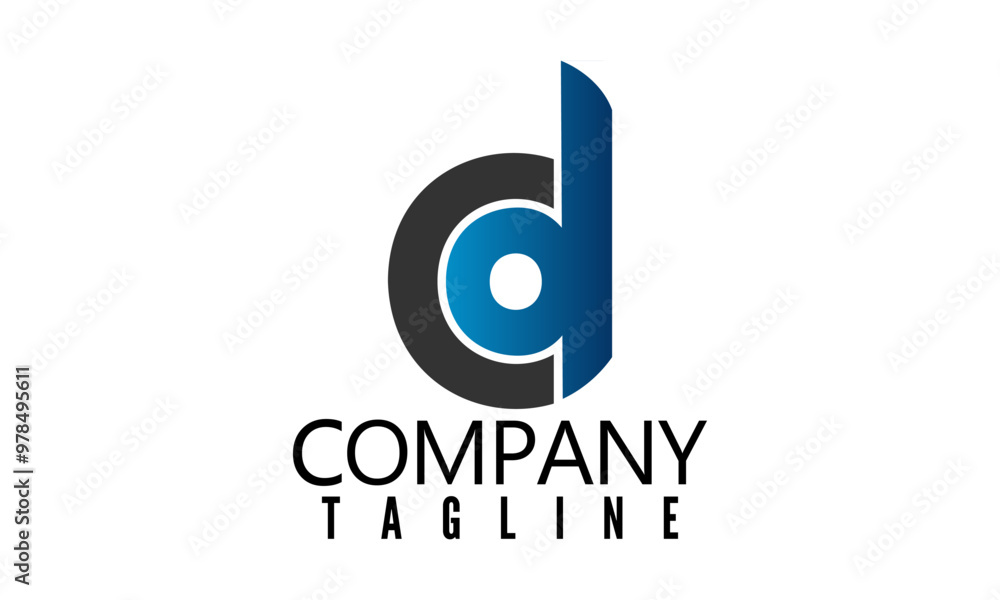 trendy, unique, c d logo, c d design, letter cd, logo cd, business ...