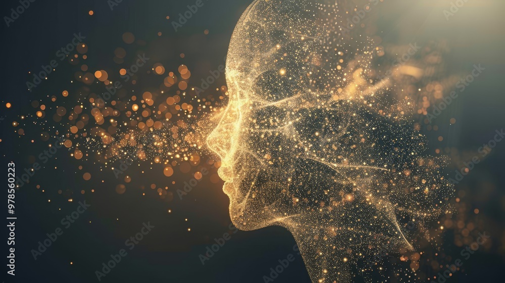 Ai image recognition creating and manipulating deep fake visuals with advanced algorithms Stock ...