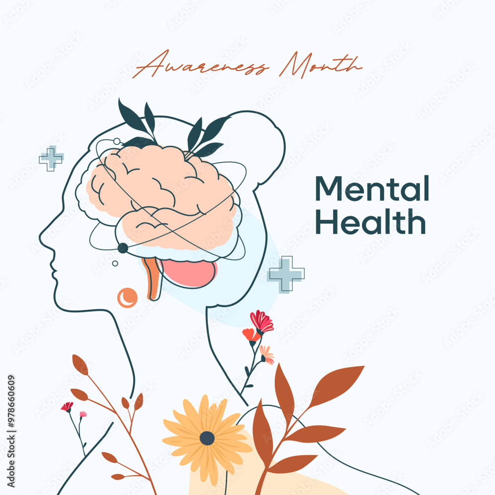 Mental Health Awareness Month. in May. Take care of your body, take ...