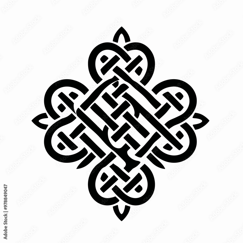 Infinity knot of longevity and health, a sign of good luck Feng Shui ...