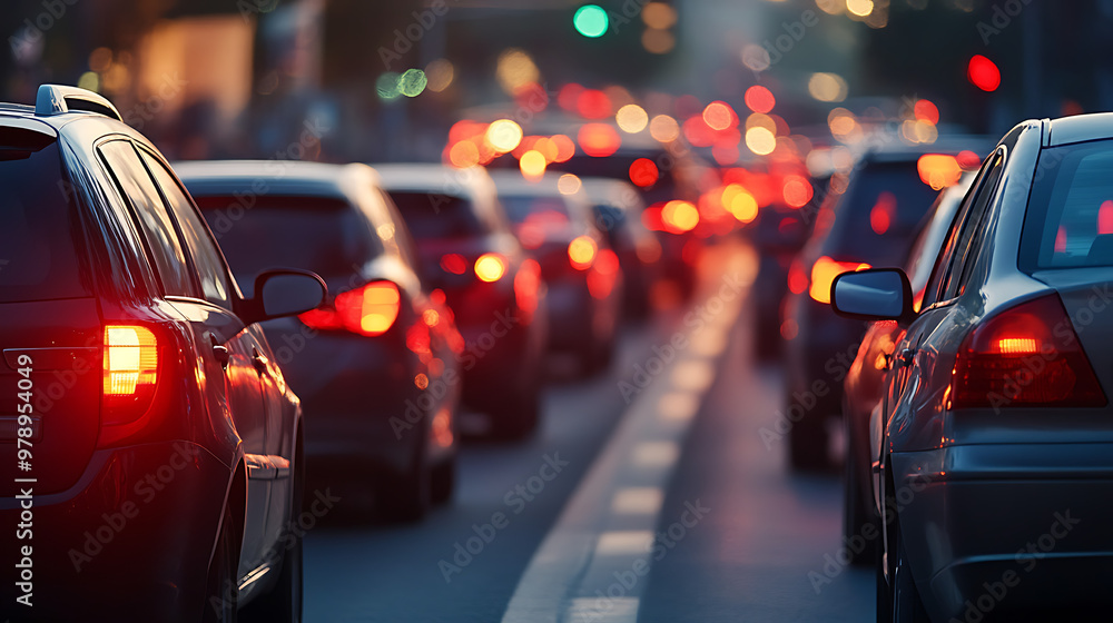 Solutions for reducing rush hour traffic jams. Stock Illustration ...