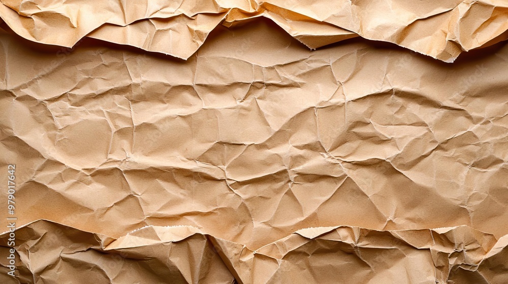 image of light beige paper texture old style, paper threads are lightly ...