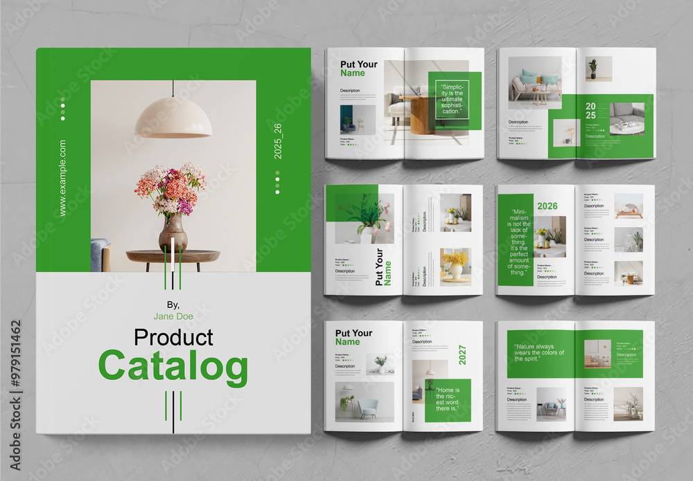 Product Catalog Layout Stock Template | Adobe Stock