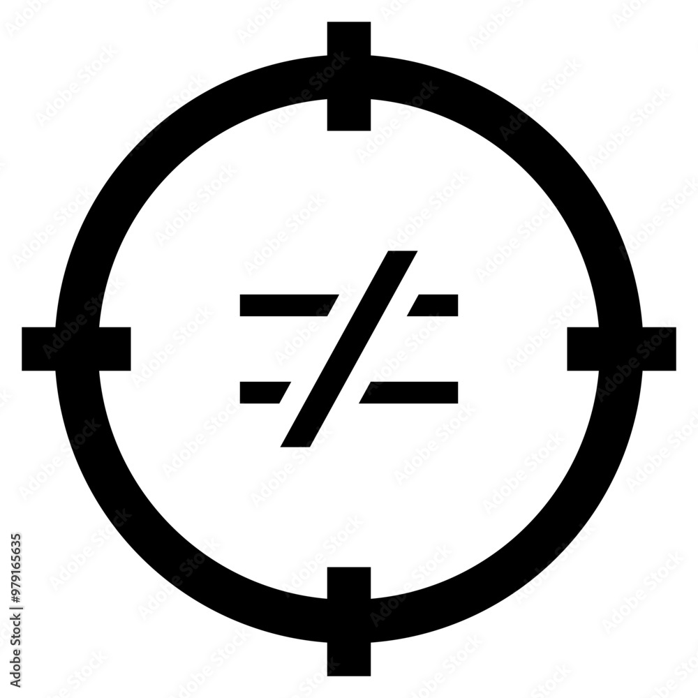 not equal,shapes and symbols,mathematics symbols,maths,sign.svg Stock ...