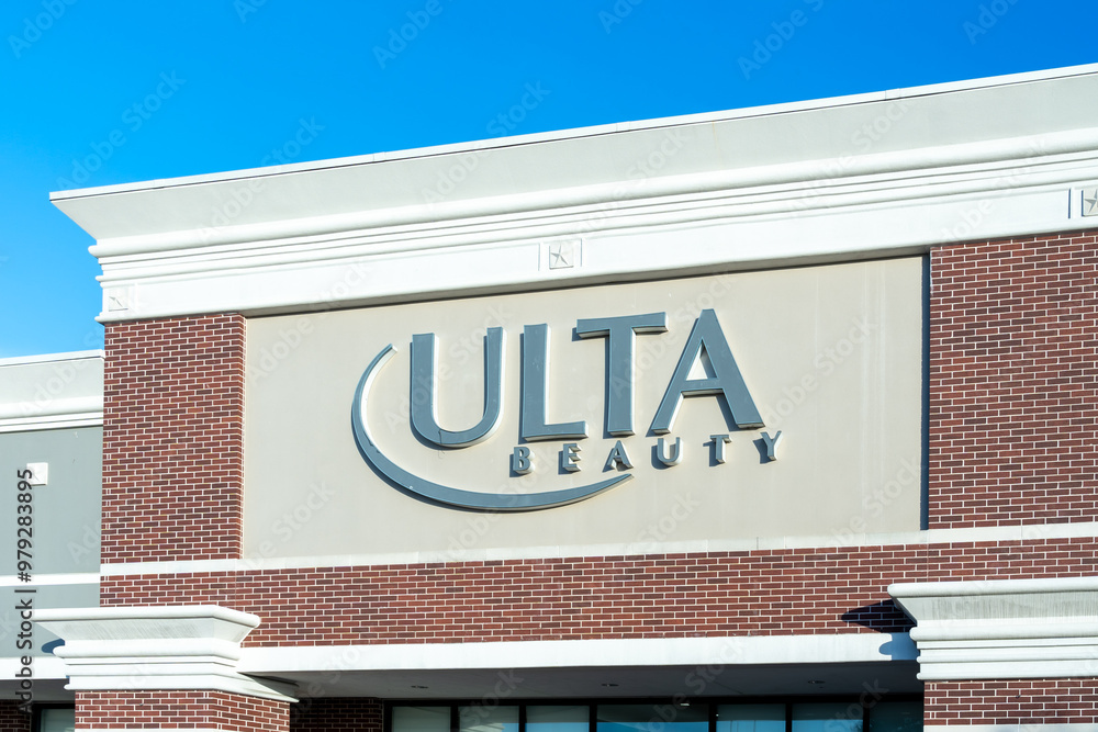 Pearland, Texas, USA - April 12, 2024: Closeup of Ulta Beauty store ...