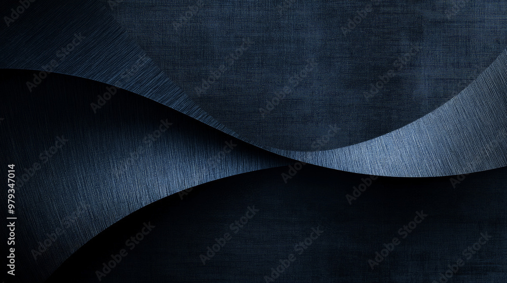A moody gradient of deep navy blue transitioning to black, with subtle ...