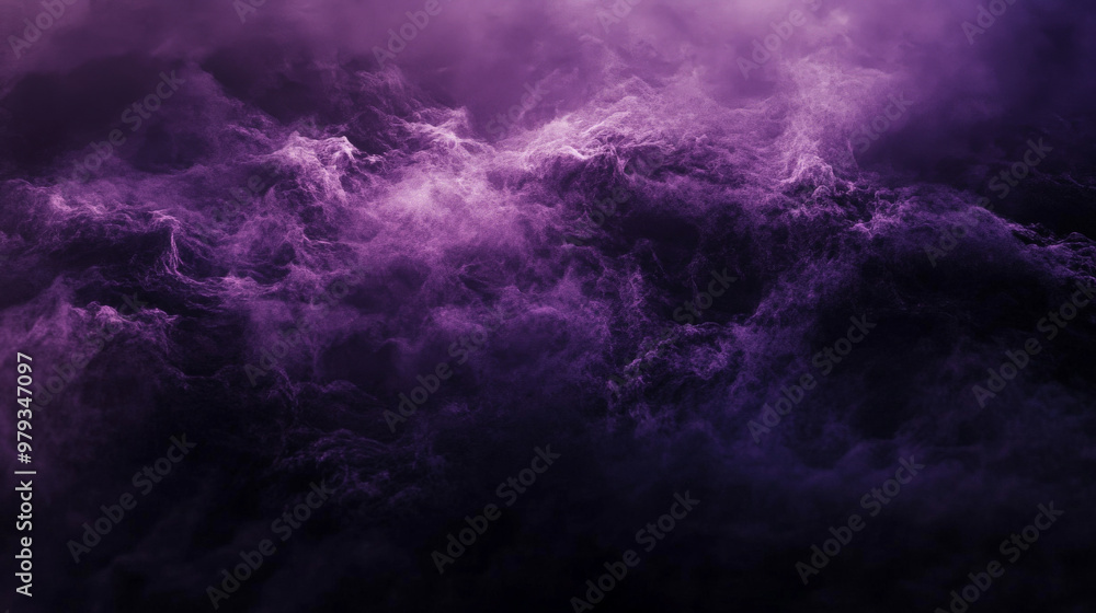 A moody gradient of deep purple fading into black, creating a sense of ...